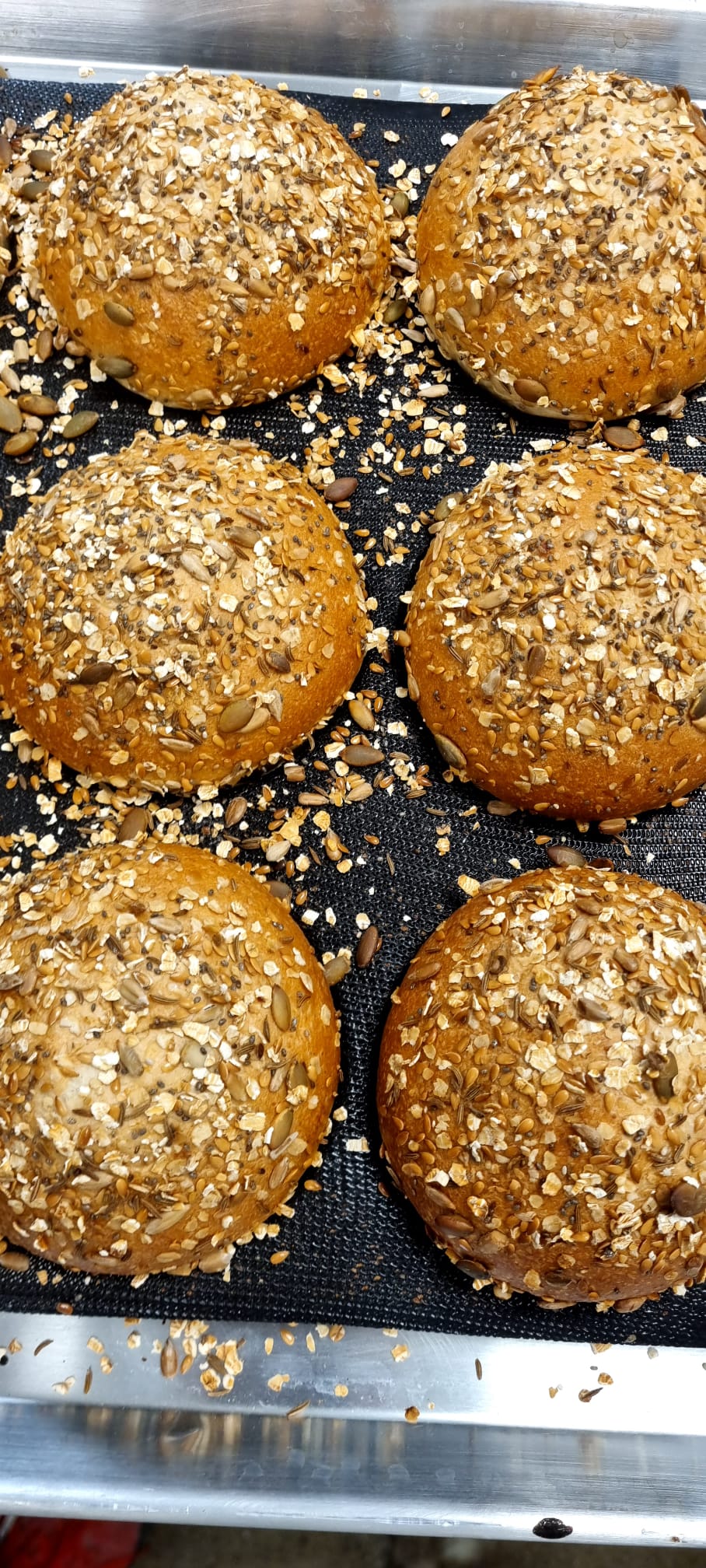4 Classic Vegan Burger Buns Pack | Kneady Organic Bakery